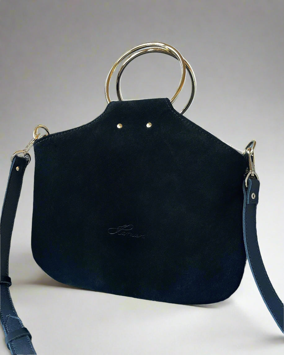 MINI O-RING BAG BLACK – Karmacsi - THE URBAN BOHEMIAN